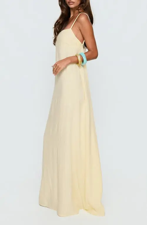Princess Polly Solie Tie Back Maxi Dress