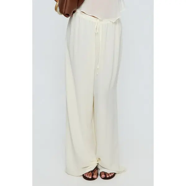 Princess Polly Finesse Wide Leg Pants - Yellow