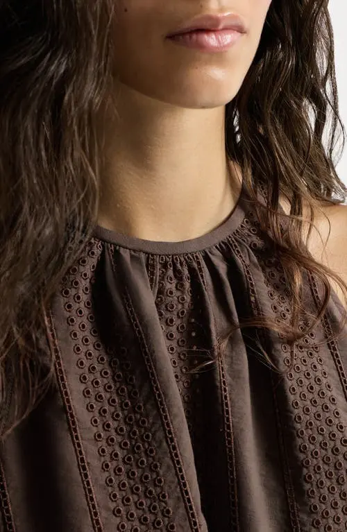Brunello Cucinelli Broderie Anglaise Top