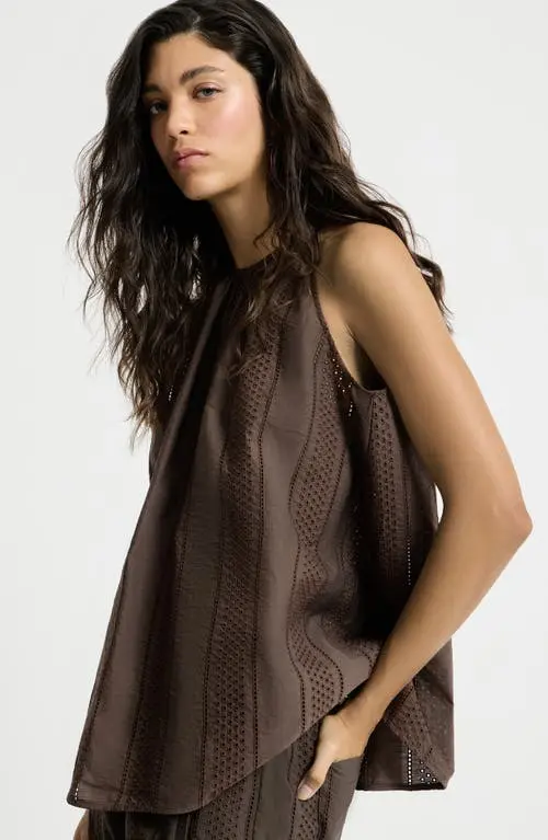 Brunello Cucinelli Broderie Anglaise Top