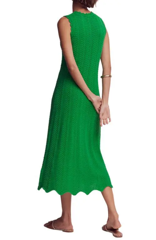 Boden Crochet Midi Dress
