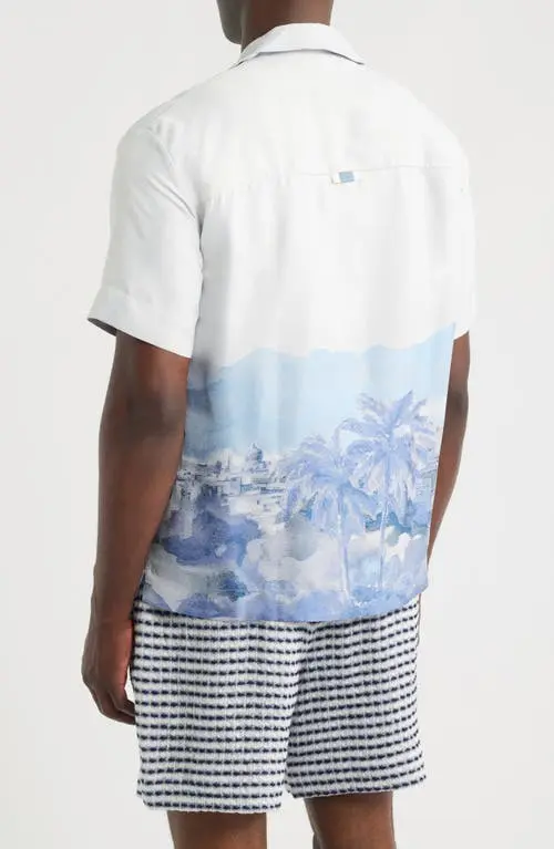 CHE Cezane Tropical Jacquard Camp Shirt