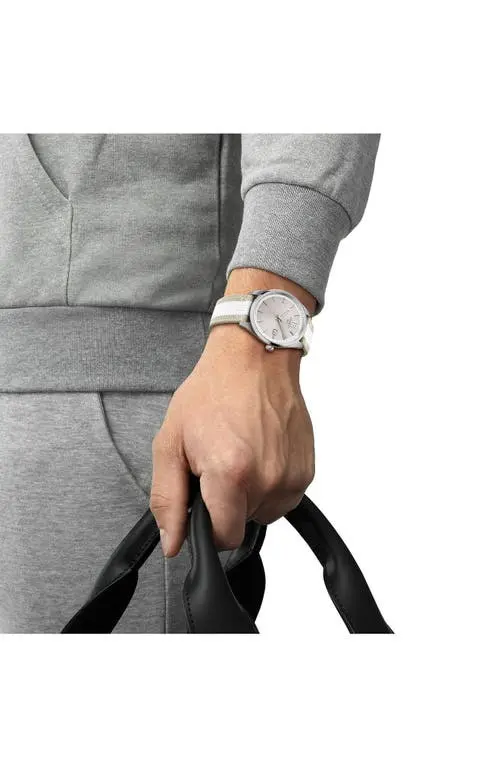 TISSOT Pr 100 Cycling Edition Two-tone Webbing Strap Watch