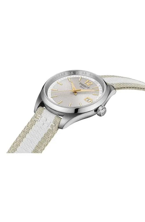 TISSOT Pr 100 Cycling Edition Stainless Steel And Textile Watch
