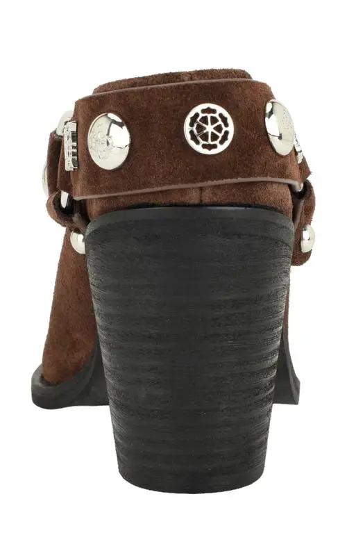 Guess Sashlin Studded Harness Ankle Boots