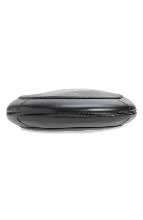 Chloé Calfskin Banana Hobo Bag - Black