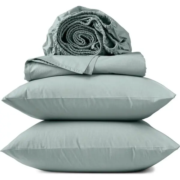 COYUCHI Refined Organic Cotton Percale Sheet Set