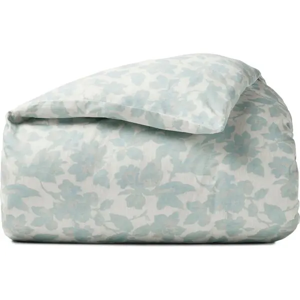 COYUCHI Camellia Organic Cotton Sateen Duvet Cover
