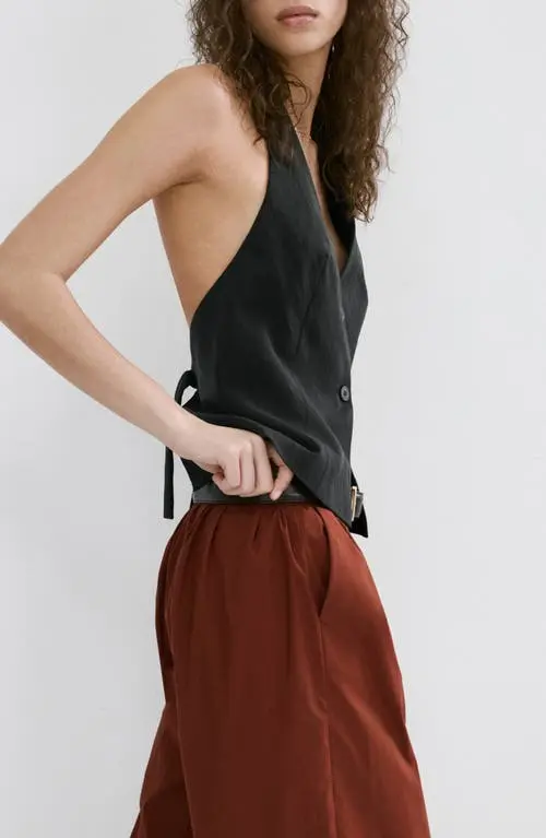 Mango Halter Crop Vest