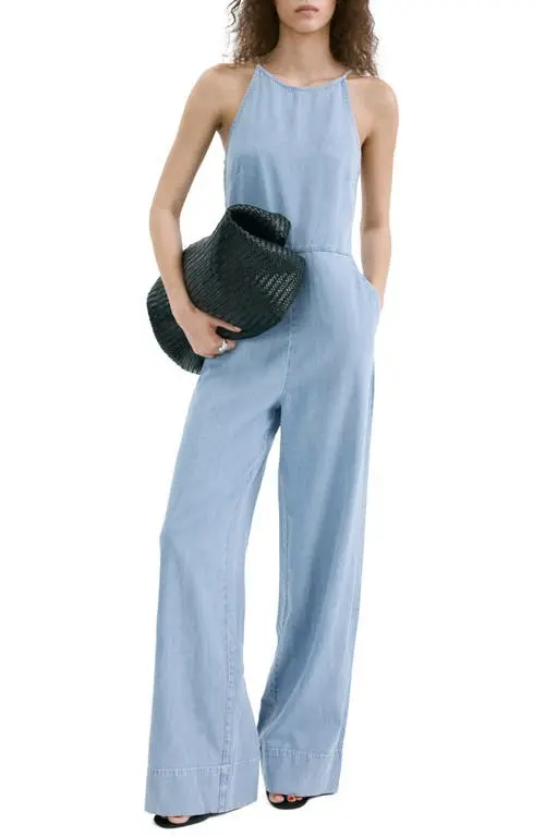 Mango Denim Jumpsuit
