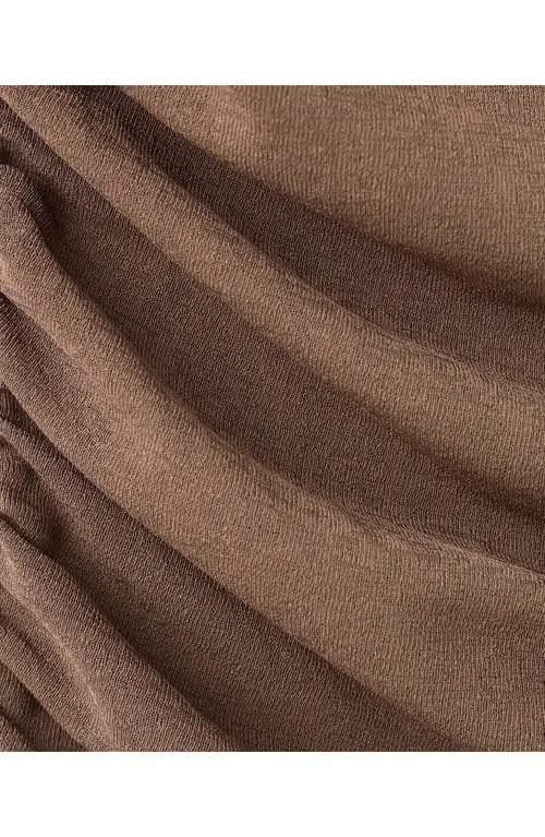 Mango Double Layer Ruched Tank Minidress