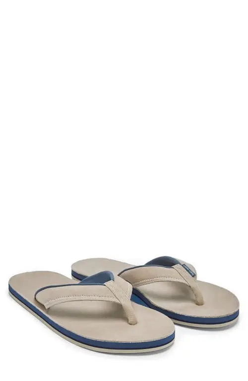 HARI MARI Pier Ii Leather Flip Flops - Sand