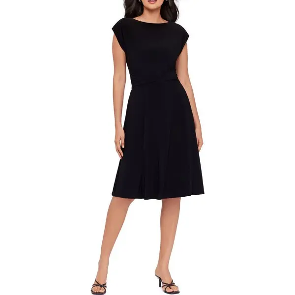 Miraclesuit Auri Boat Neck Stretch Jersey Dress