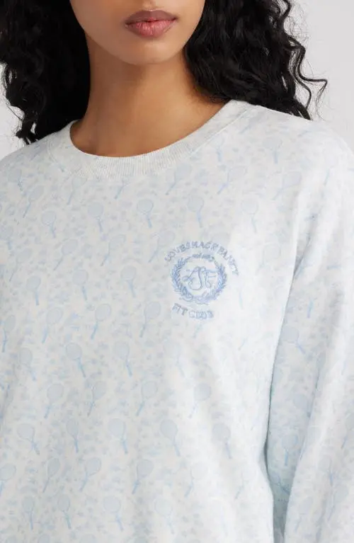 LoveShackFancy Palo Oversize Sweatshirt