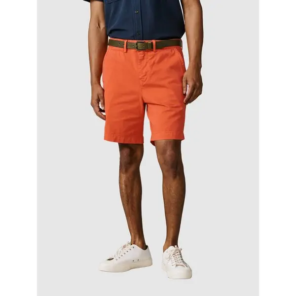 Aubin Stamford Chino Short - Tomato