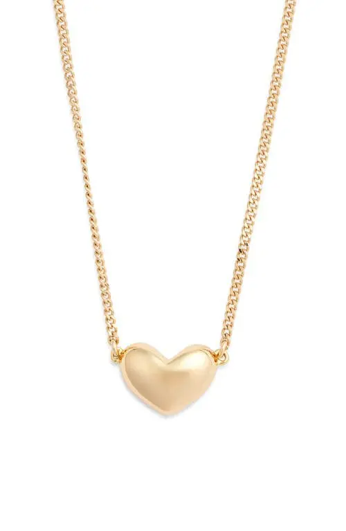 SET & STONES Mila Heart Pendant Necklace - Gold