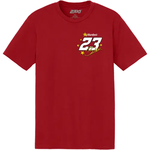 23XI RACING Bubba Wallace #23 Hardee's T-shirt