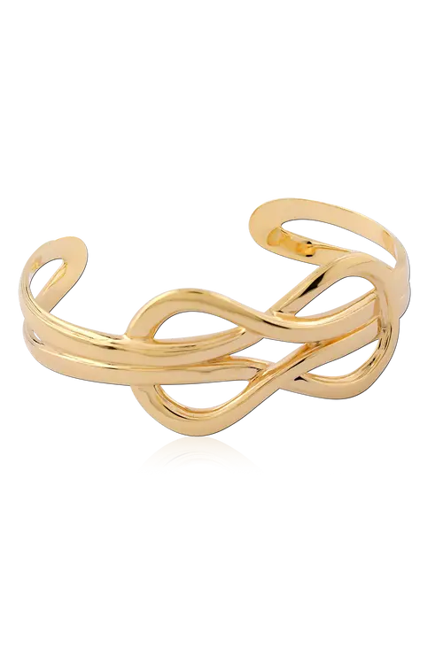 ASTOR & ORION Hecate's Knot Cuff - Gold