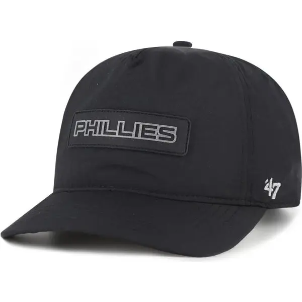 '47 47 Philadelphia Phillies Quiet Outdoors Hitch Adjustable Cap - Black