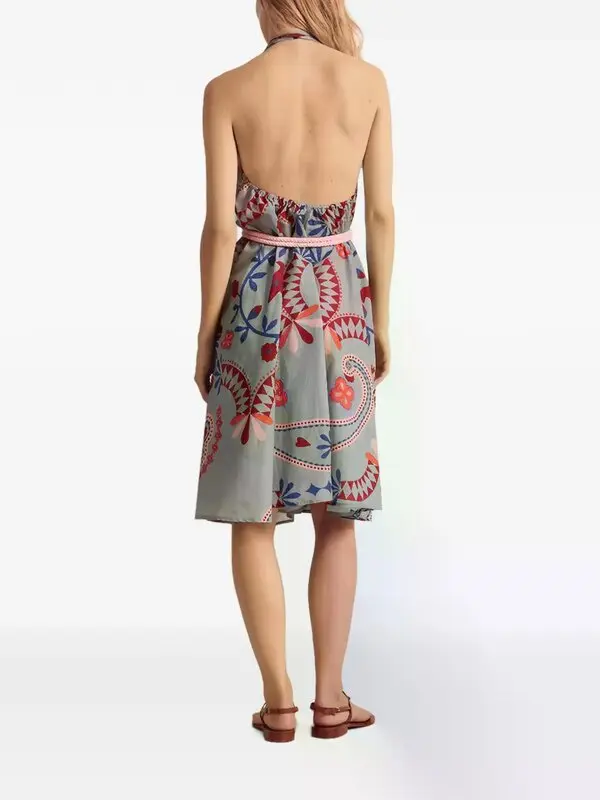 Mare Di Latte Midi Halterneck Dress