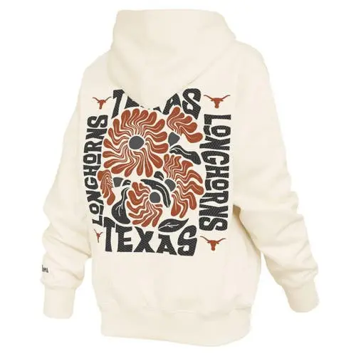 PRESSBOX Texas Longhorns Elena Janise Embroidered Floral Hoodie