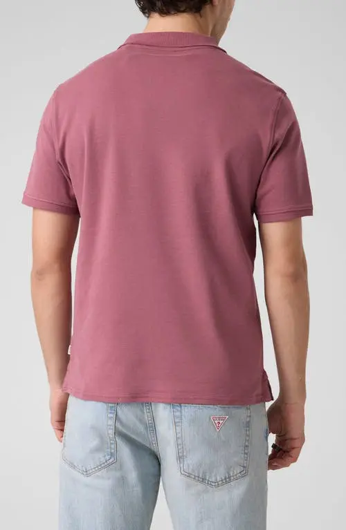 Guess Muscle Fit Sueded Jersey Polo