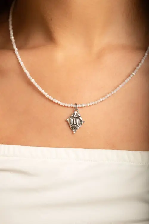 SEVEN SAINTS Gemini Zodiac Choker Necklace
