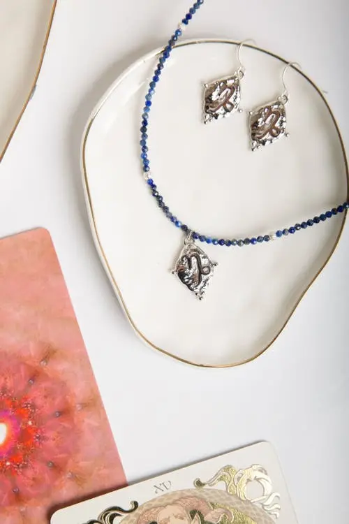 SEVEN SAINTS Capricorn Zodiac Choker Necklace