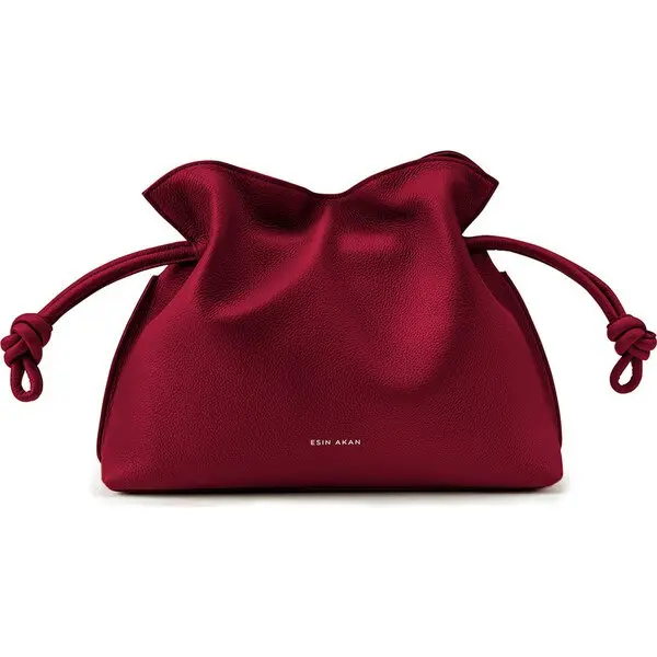 ESIN AKAN Midi Emma Convertible Tote Bag - Cherry