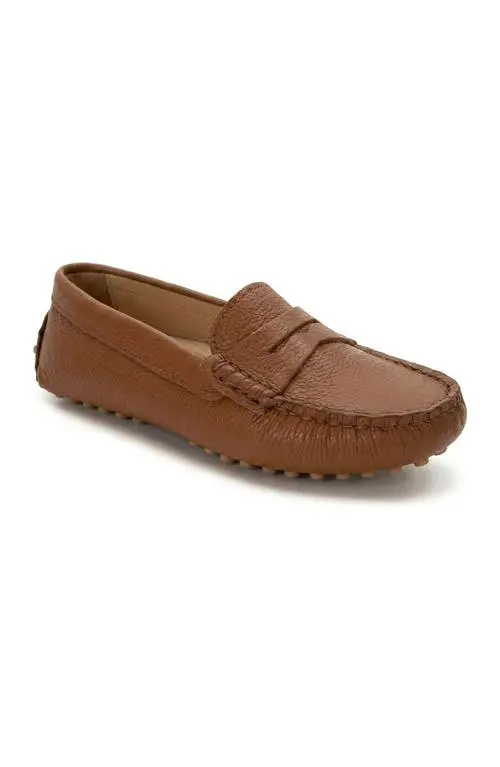 MENINA STEP Oporto Leather Loafers - Camel