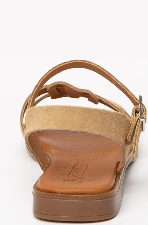 MENINA STEP Niva Flat Sandal - Light Sand