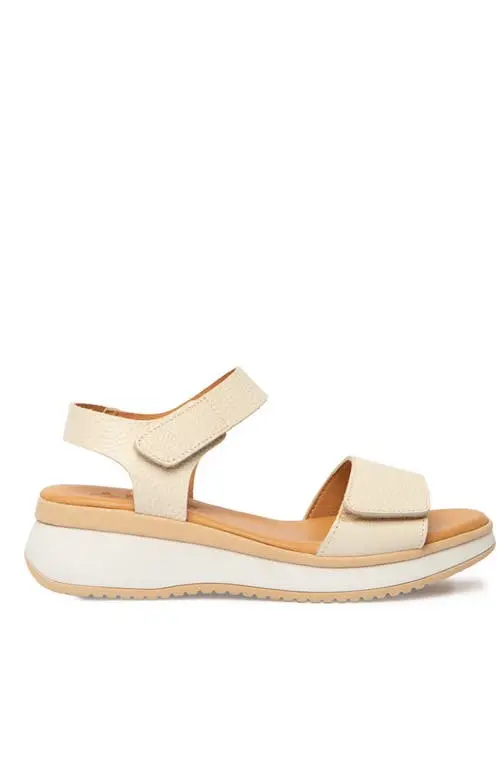 MENINA STEP Napoli Flat Sandal - Ivory