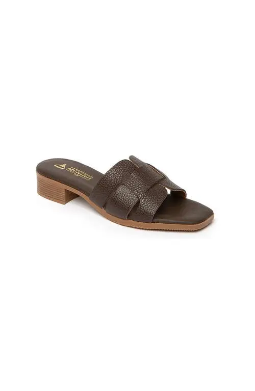 MENINA STEP Ona Heeled Sandal - Chocolate