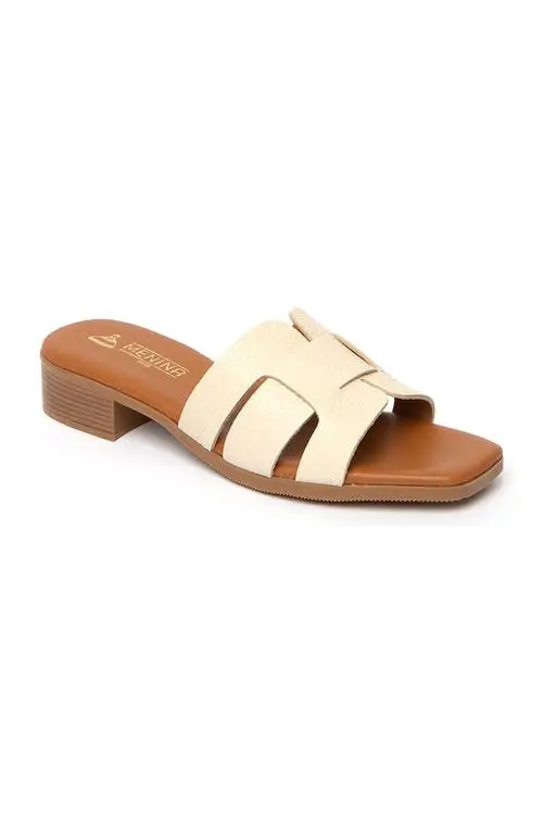 MENINA STEP Ona Heeled Sandal - Ivory