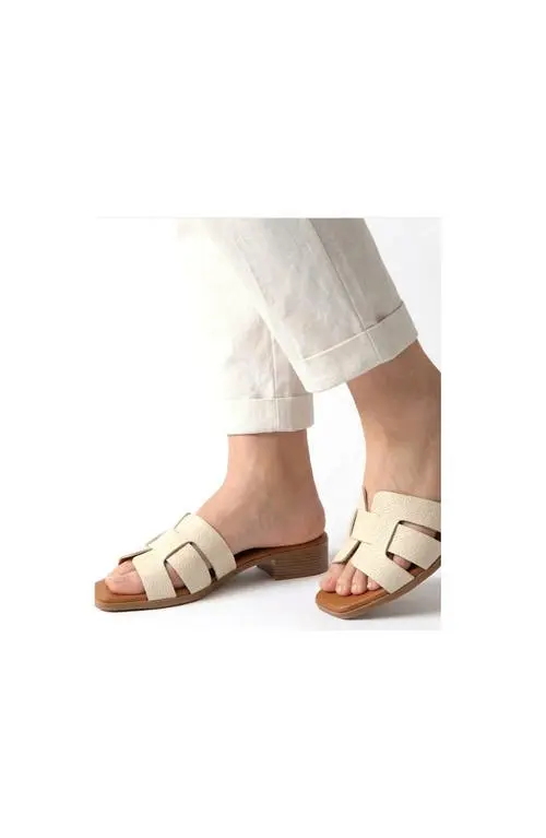 MENINA STEP Ona Heeled Sandal - Ivory