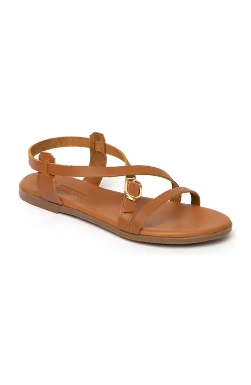 MENINA STEP Vera Flat Sandal - Tan