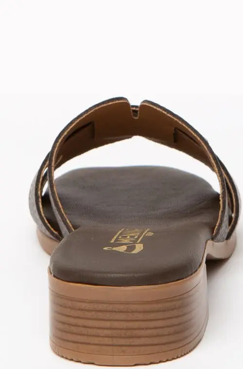 MENINA STEP Lucila Flat Sandal - Chocolate