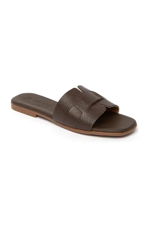 MENINA STEP Lucila Leather Espadrille - Chocolate