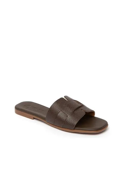 MENINA STEP Lucila Flat Sandal - Chocolate