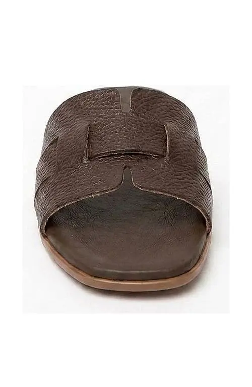 MENINA STEP Lucila Flat Sandal - Chocolate