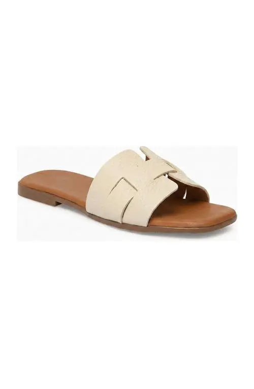 MENINA STEP Lucila Flat Sandal - Ivory