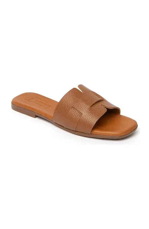 MENINA STEP Lucila Leather Espadrille - Tan