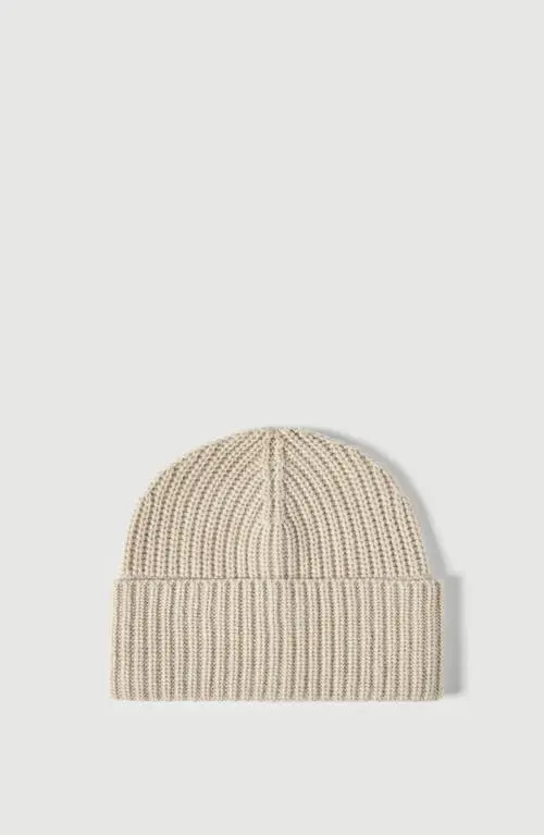 Brunello Cucinelli Cashmere English Rib Knit Beanie - Camel