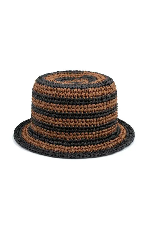BRUNNA.CO Brigitte Handwoven Raffia Sun Hat - Brown