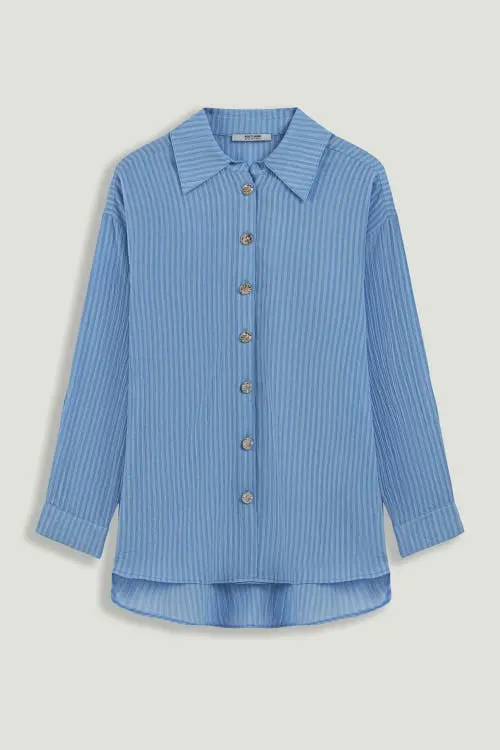 NOCTURNE Bustier-detail Shirt