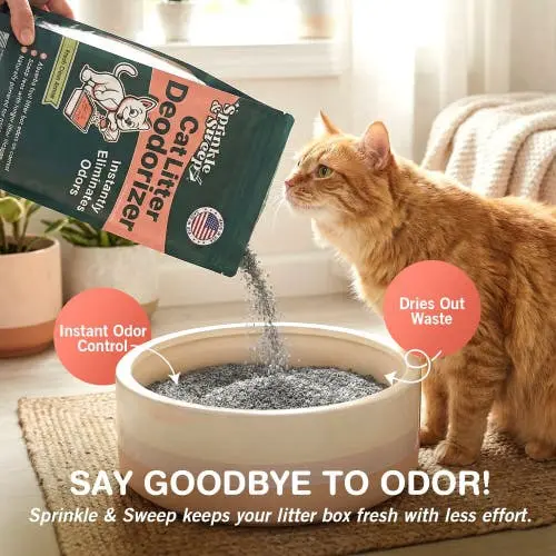 SPRINKLE & SWEEP Litter Box Deodorizer