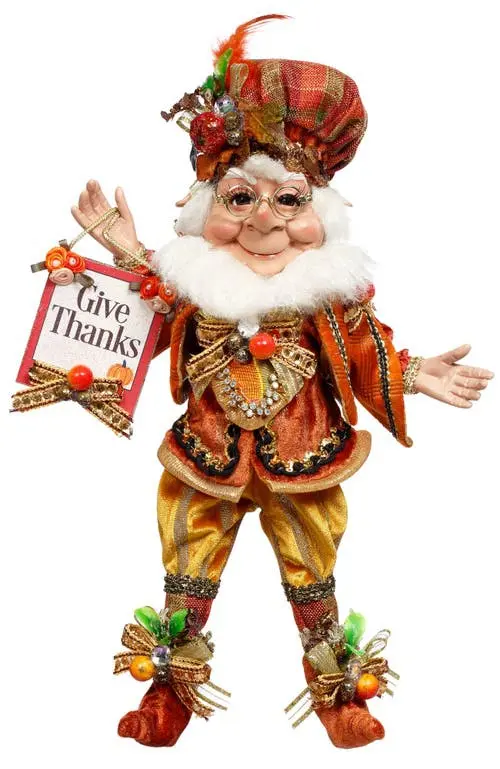 MARK ROBERTS Giving Thanks Elf - Orange