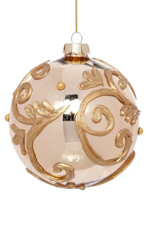 MARK ROBERTS Scroll Ball Ornament