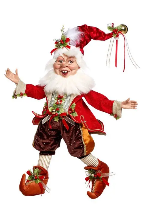 MARK ROBERTS Jolly Holly Elf - Red