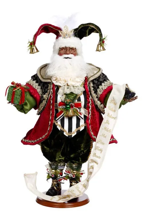 MARK ROBERTS African American Naughty Or Nice Santa